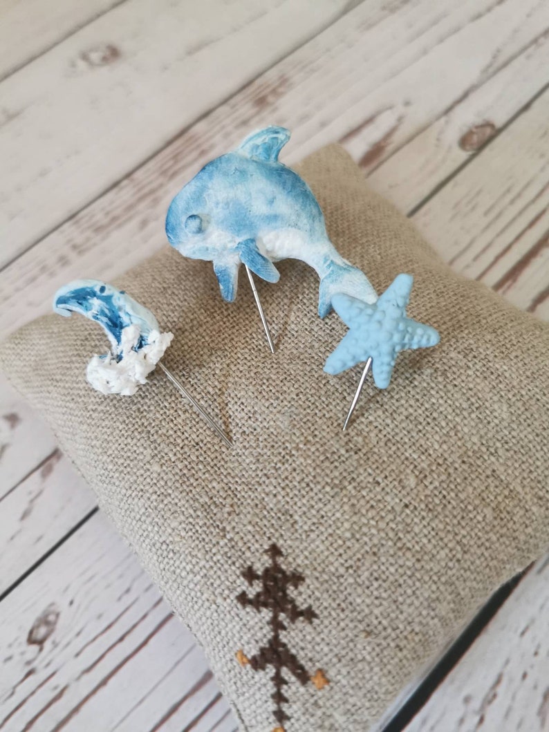Decorative Sewing Pins blue Whale - Etsy
