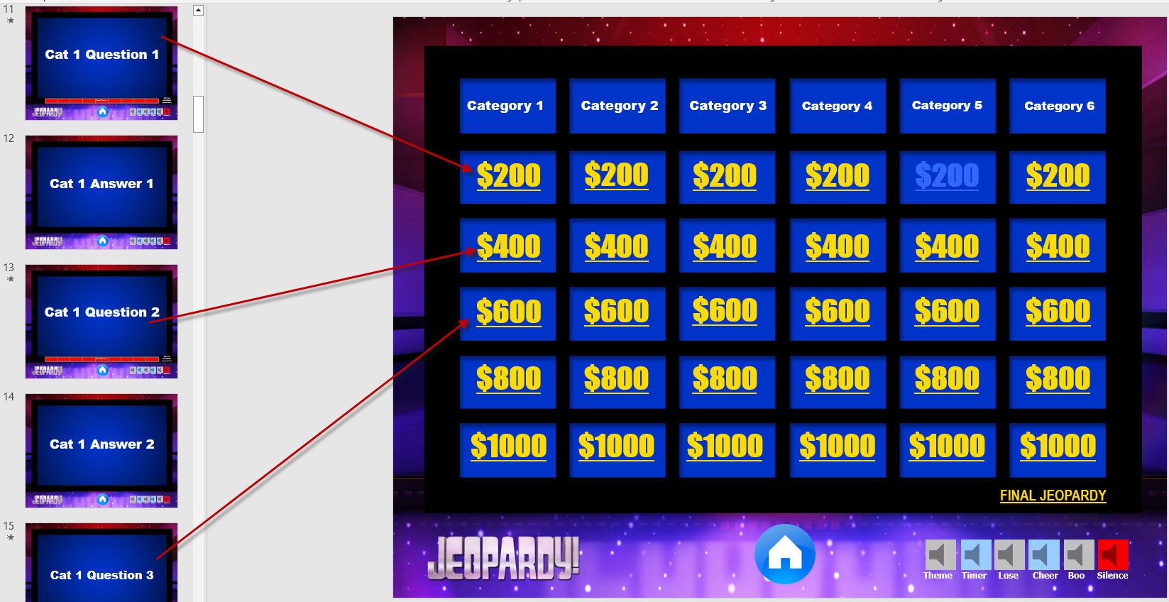 Blank Customizable Jeopardy Game – Powerpoint - Etsy
