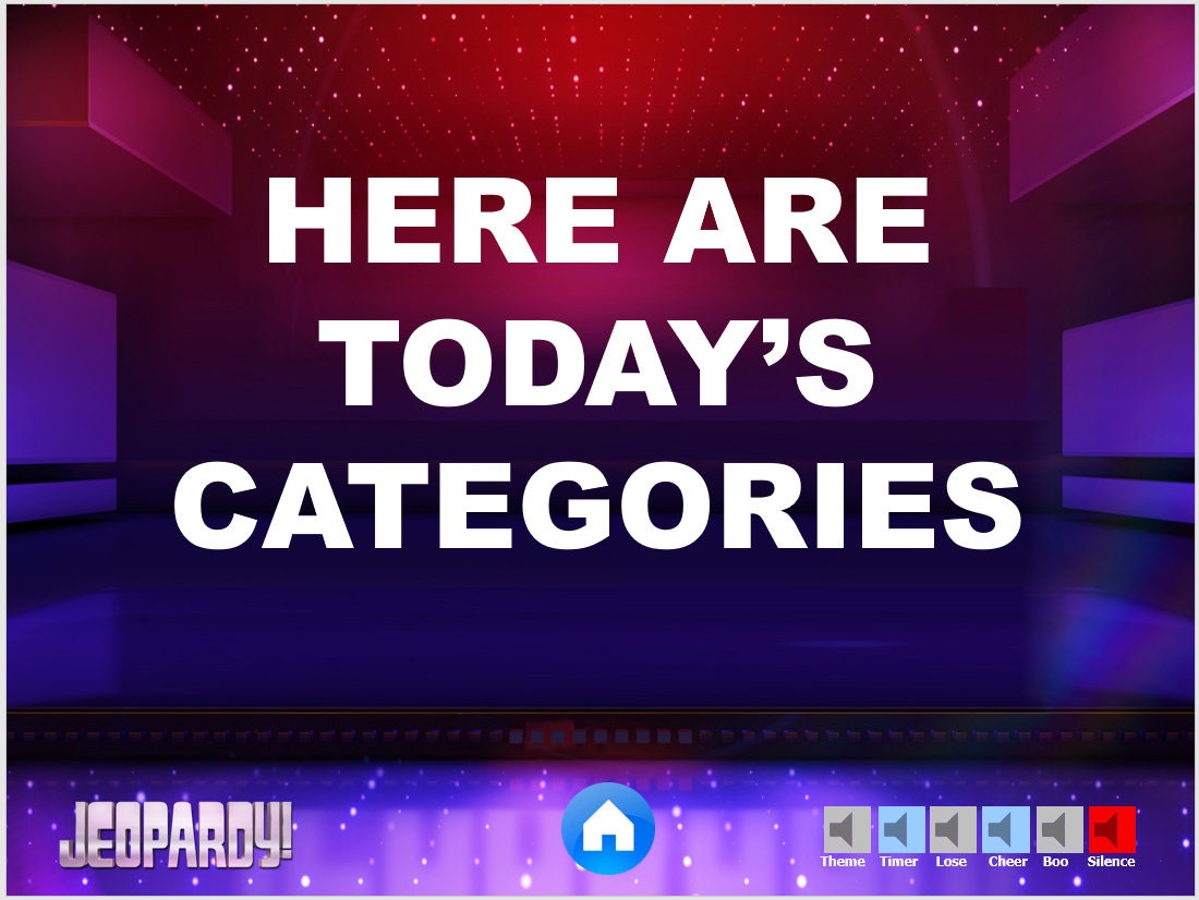 Blank Customizable Jeopardy Game – Powerpoint - Etsy