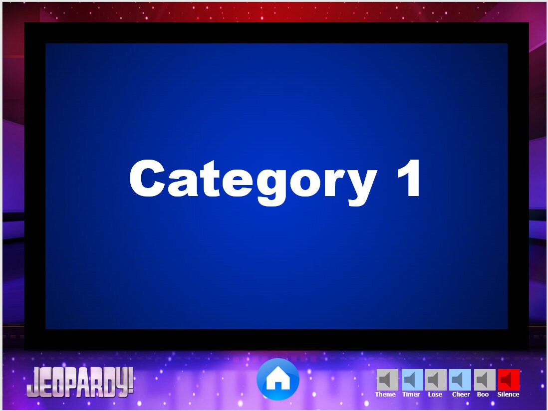 Blank Customizable Jeopardy Game – Powerpoint - Etsy