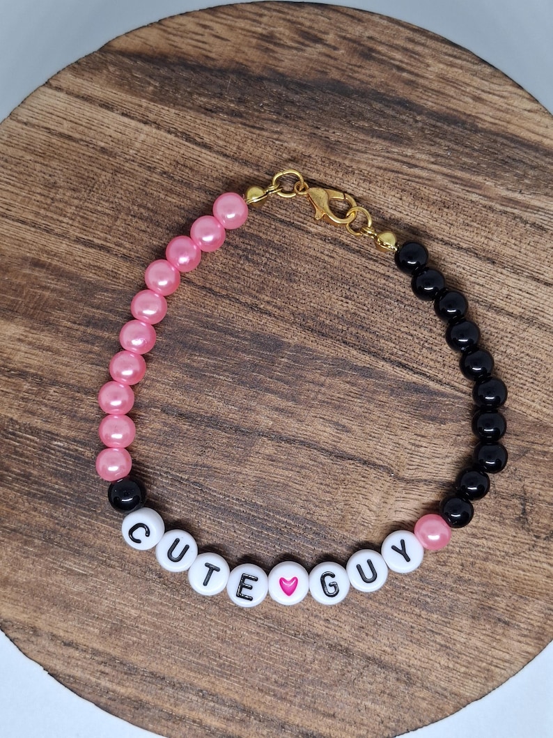 Matching Hotguy and Cuteguy Bracelets (DDVAU) - Etsy