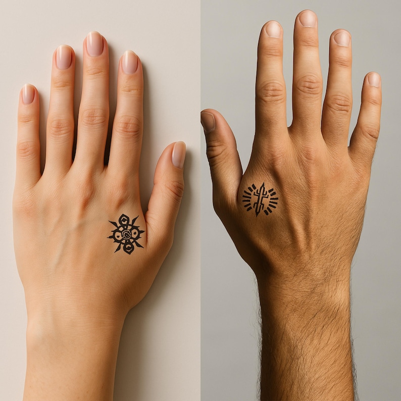 Small Occult Symbols Tattoo Flash – Mini Esoteric Sigils, Witchcraft ...