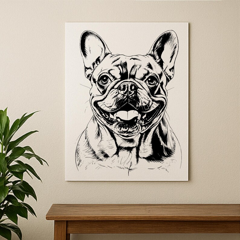 Dog Tattoo Flash Bundle – 10 Dog Breeds Blackwork Line Art, Printable ...