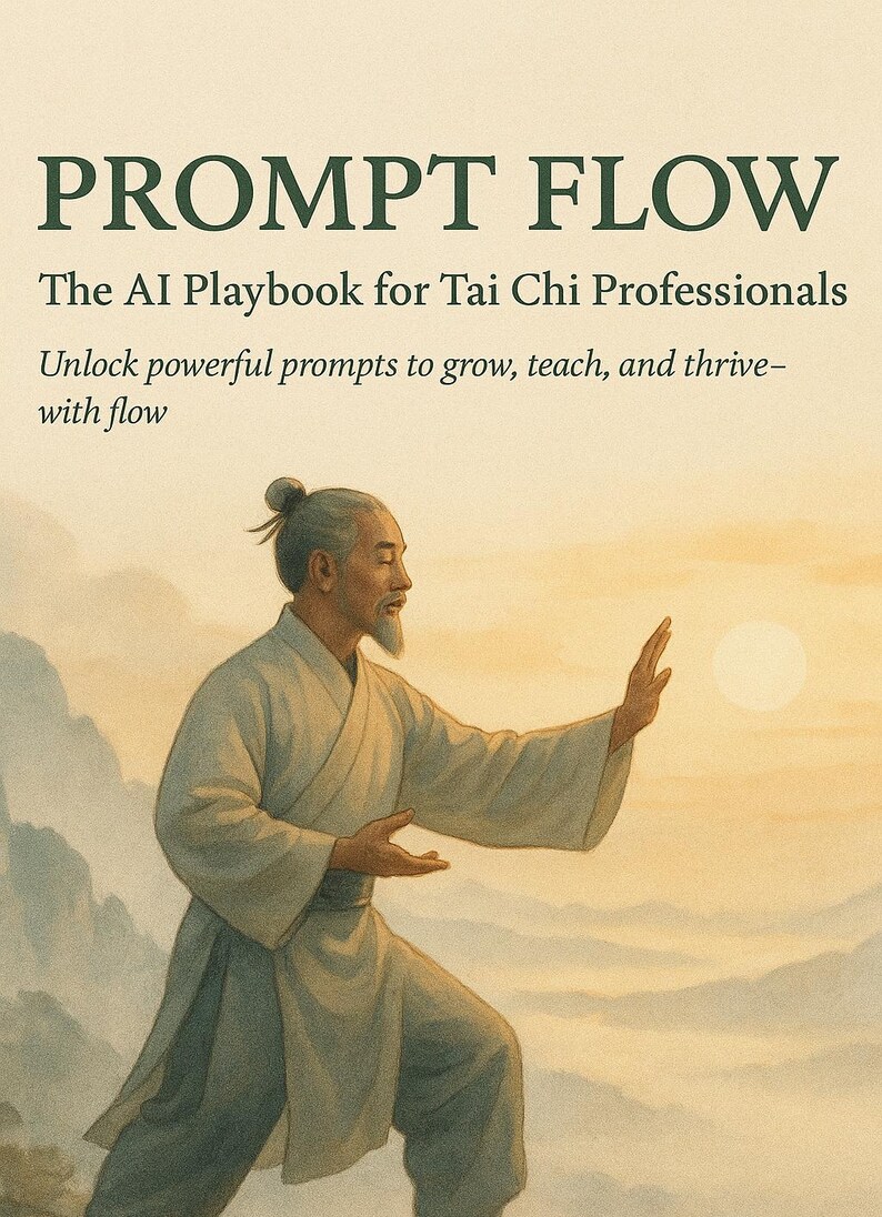 Prompt Flow the AI Playbook for Tai Chi Professionals - Etsy