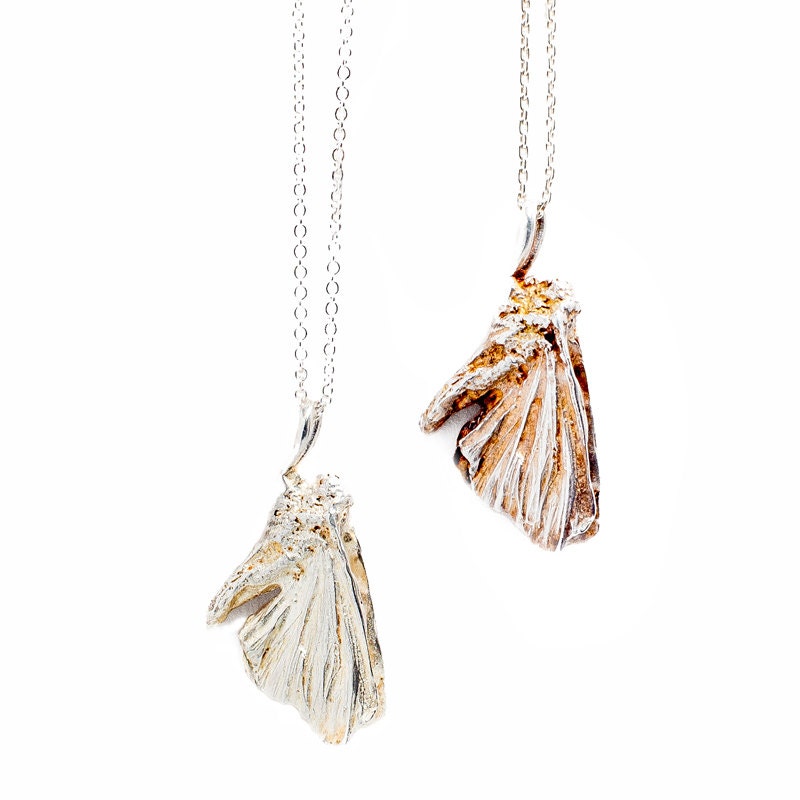 Moth Necklace - Etsy
