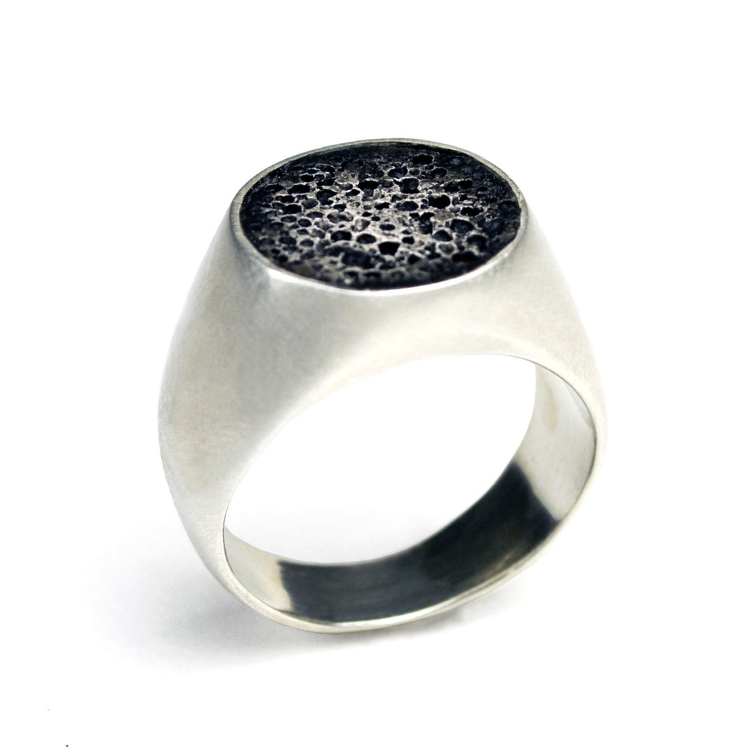 Silver Round Ring - Etsy