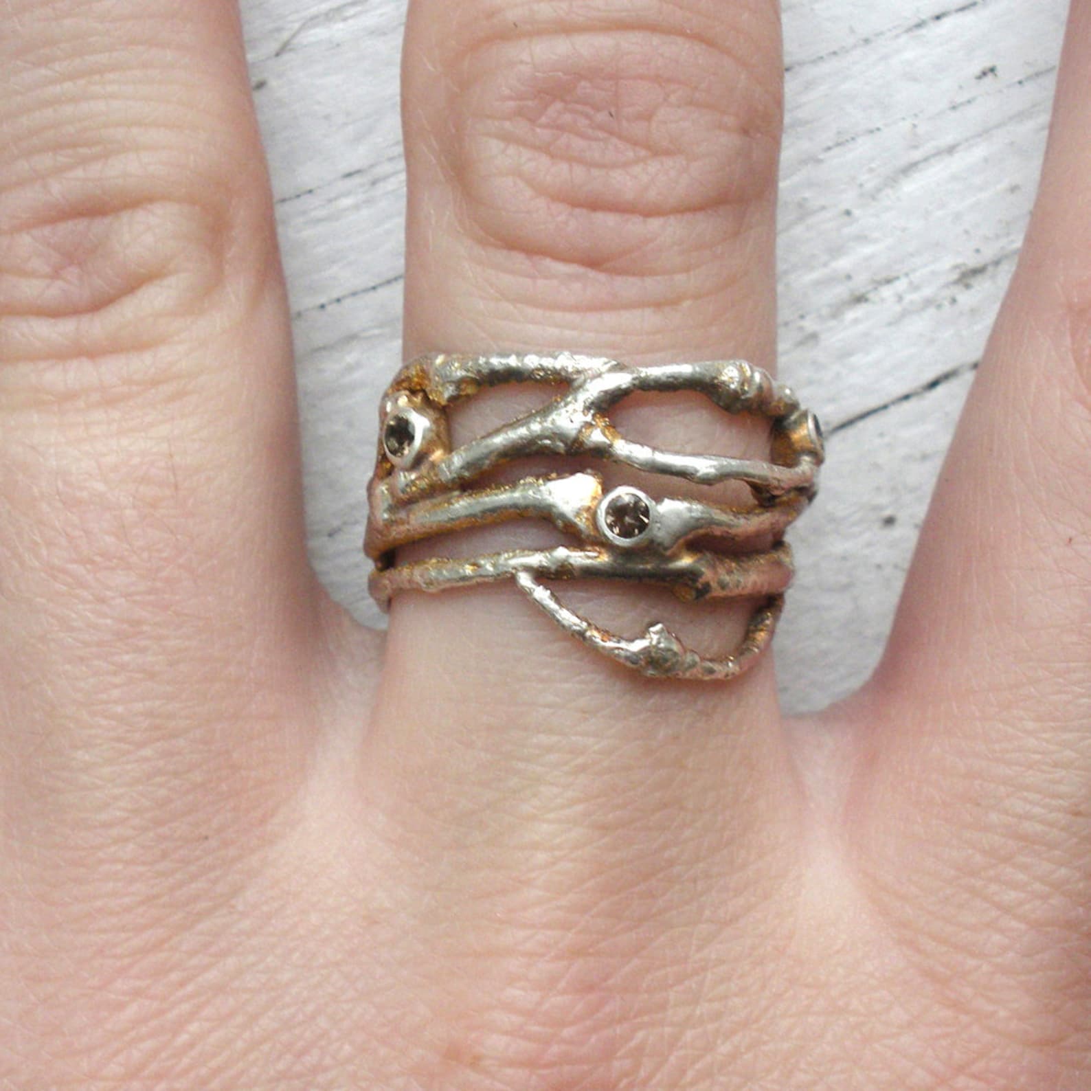 Twig Ring - Etsy