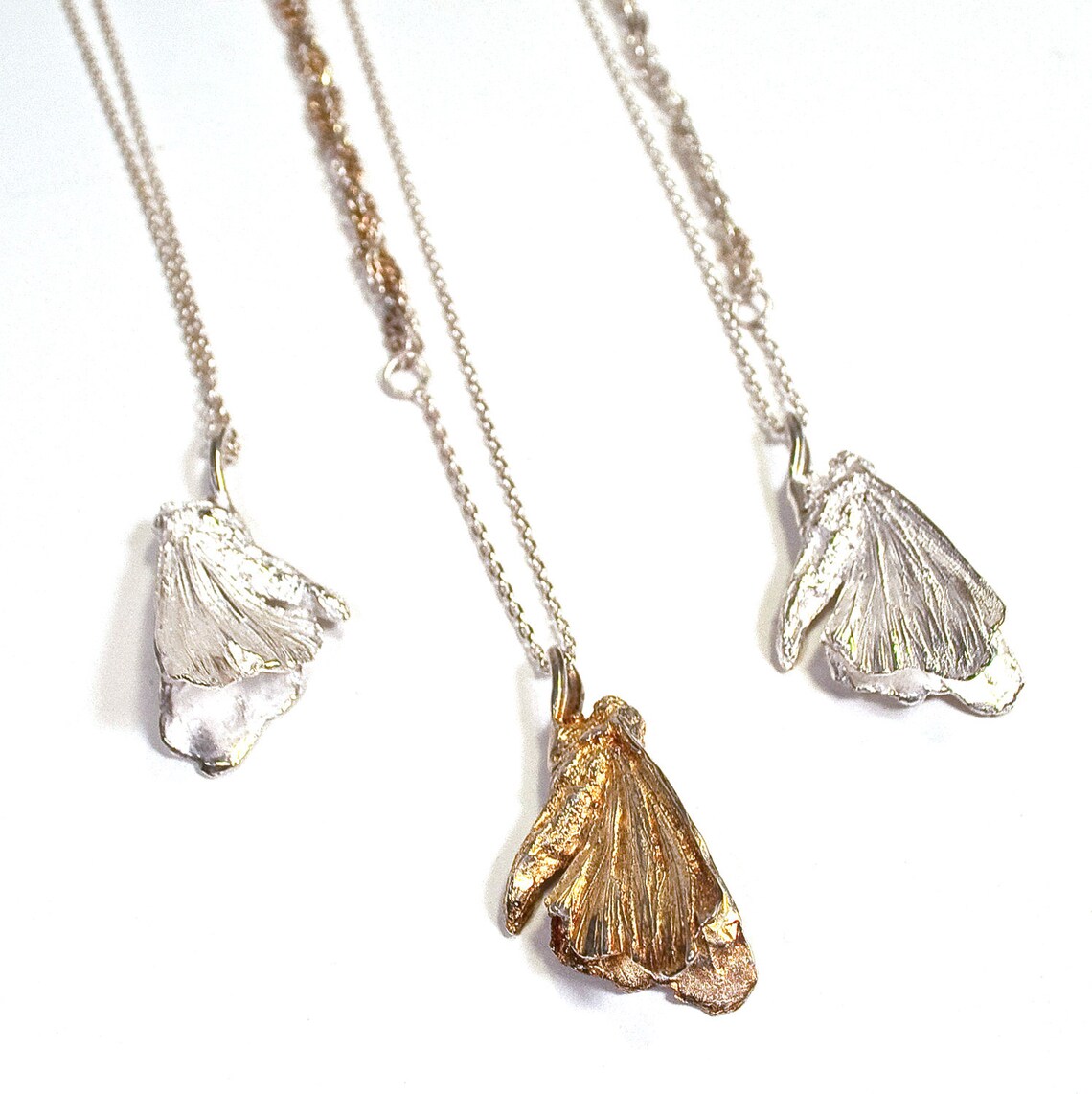 Moth Necklace - Etsy