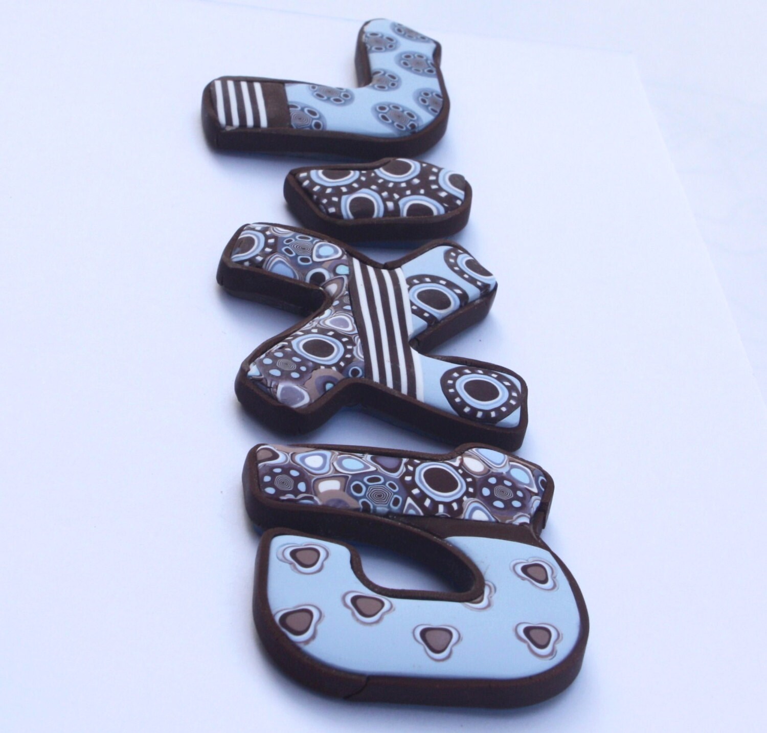 Personalized Hebrew Letters Wall Decor Nursery Room Children Name