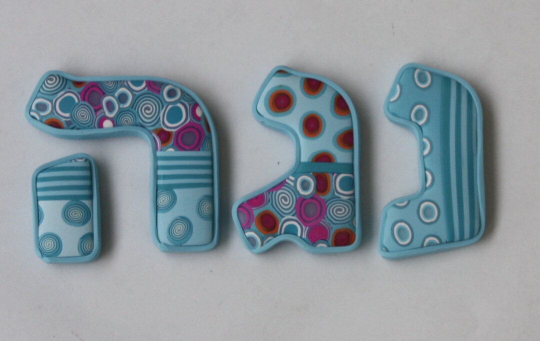 Hebrew Letters for Nursery Room, Made to Order, Personalized Gifts ...