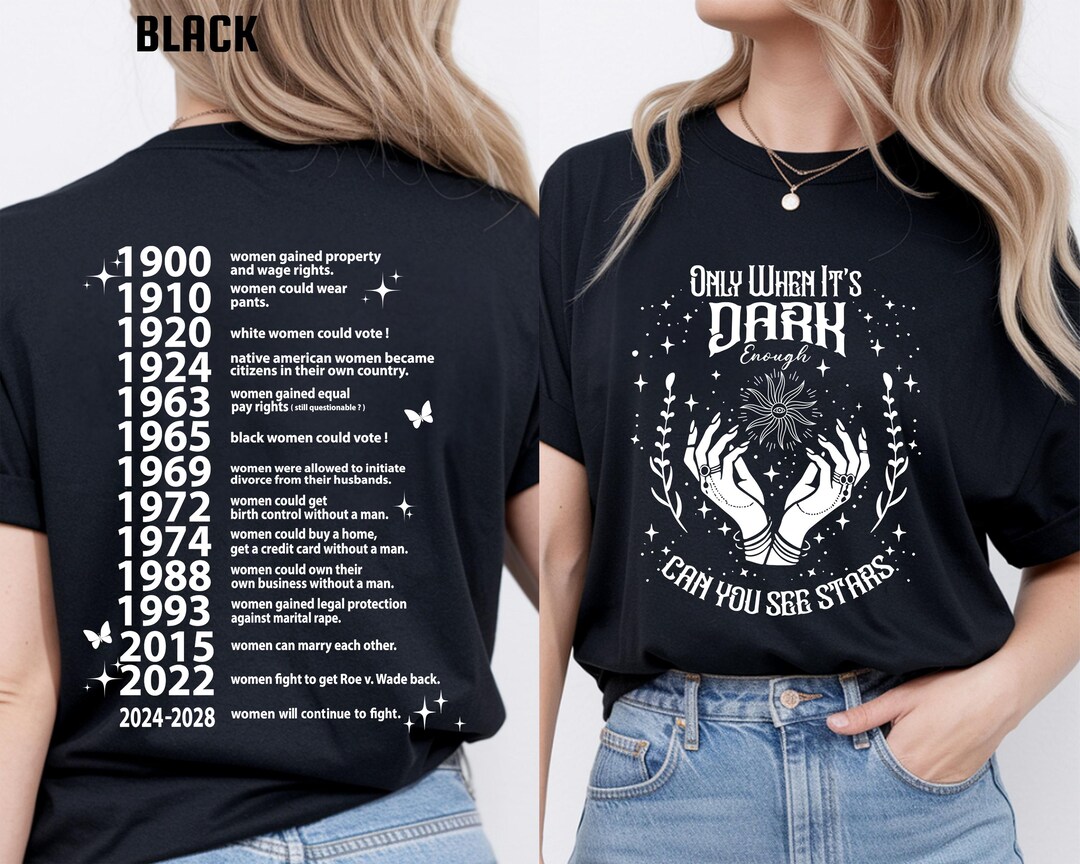Only When It’s Dark Enough Can You See Stars Sweatshirt, Motivational ...
