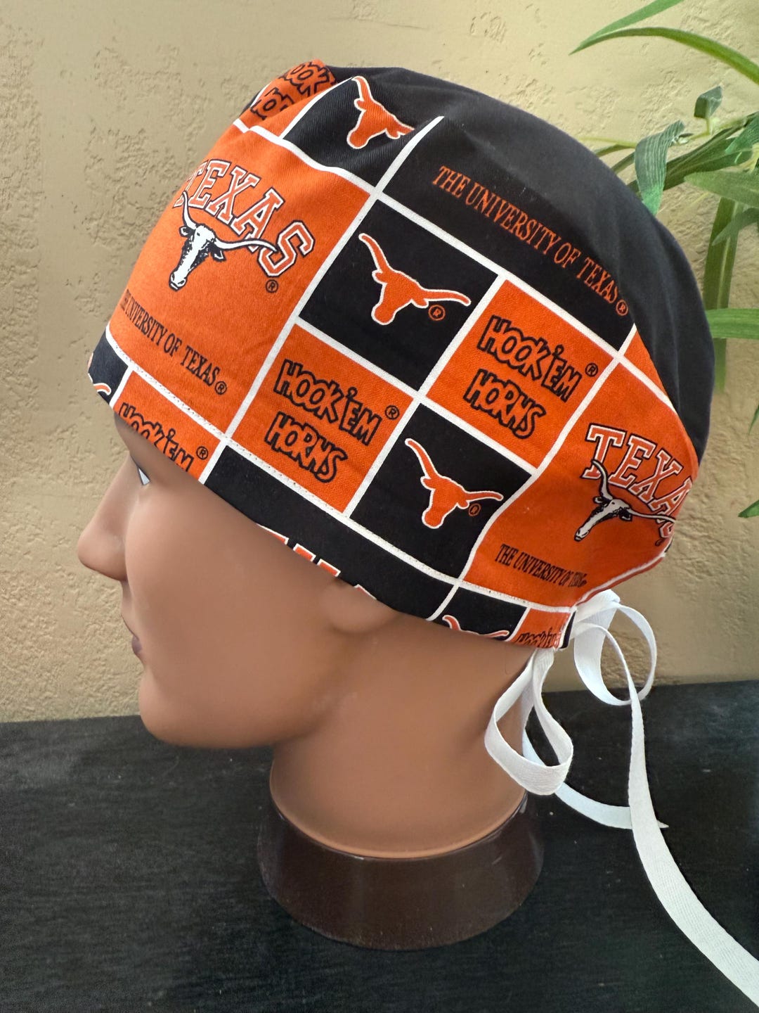 TX Longhorns Scrub Cap - 2 Sizes, Button Option D-101 - Etsy