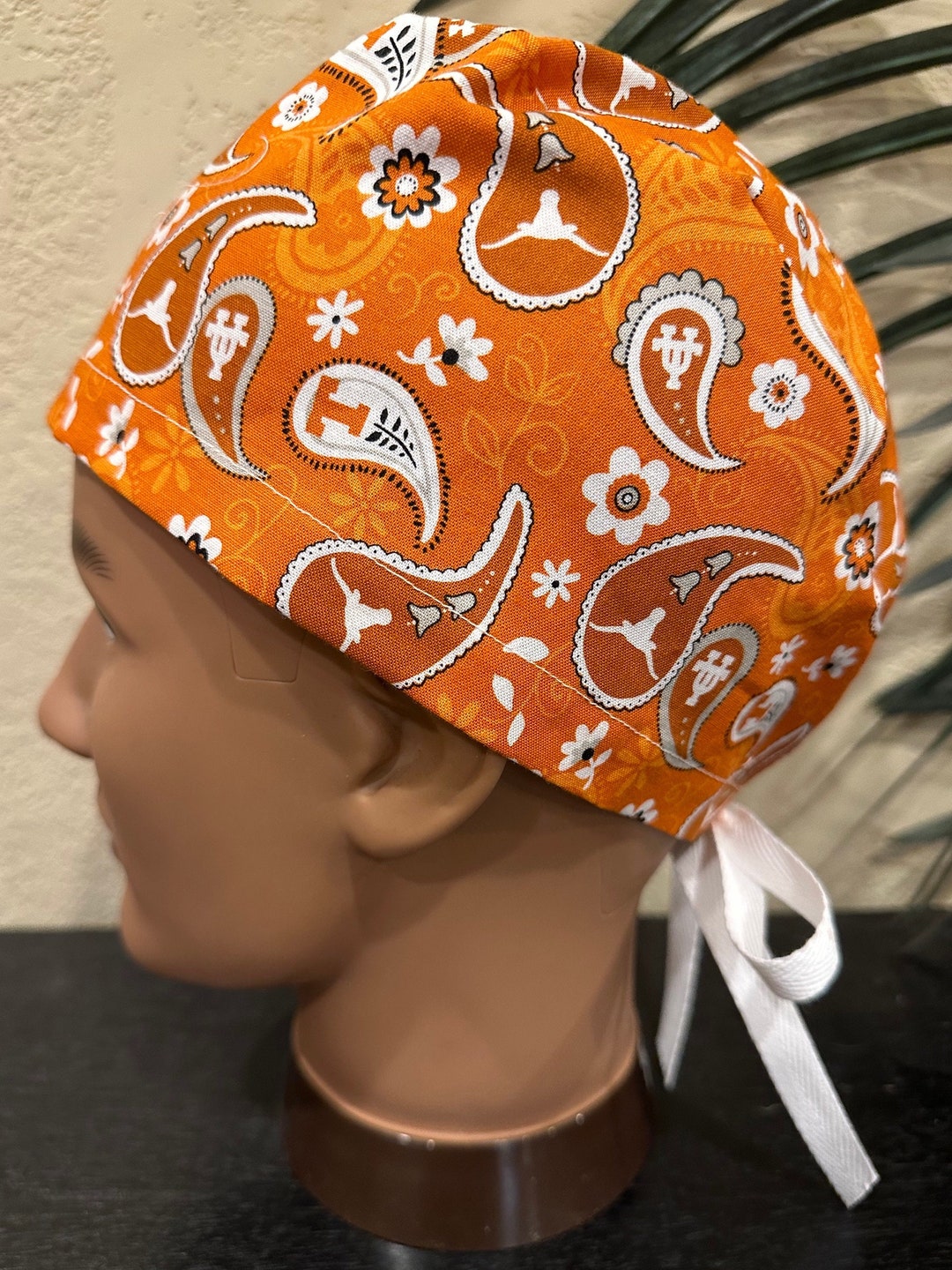 TX Longhorns Scrub Cap - 2 Sizes, Button Option (D-101) - Etsy