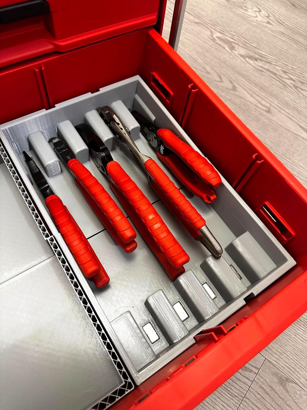 Magnetic Plier Organizer for Milwaukee Packout Drawers - Etsy