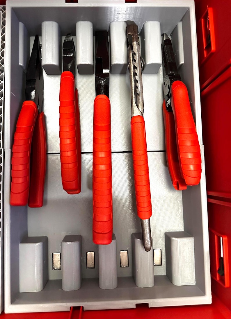 Magnetic Plier Organizer for Milwaukee Packout Drawers - Etsy