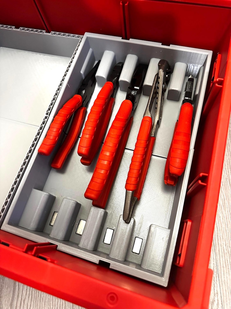 Magnetic Plier Organizer for Milwaukee Packout Drawers - Etsy