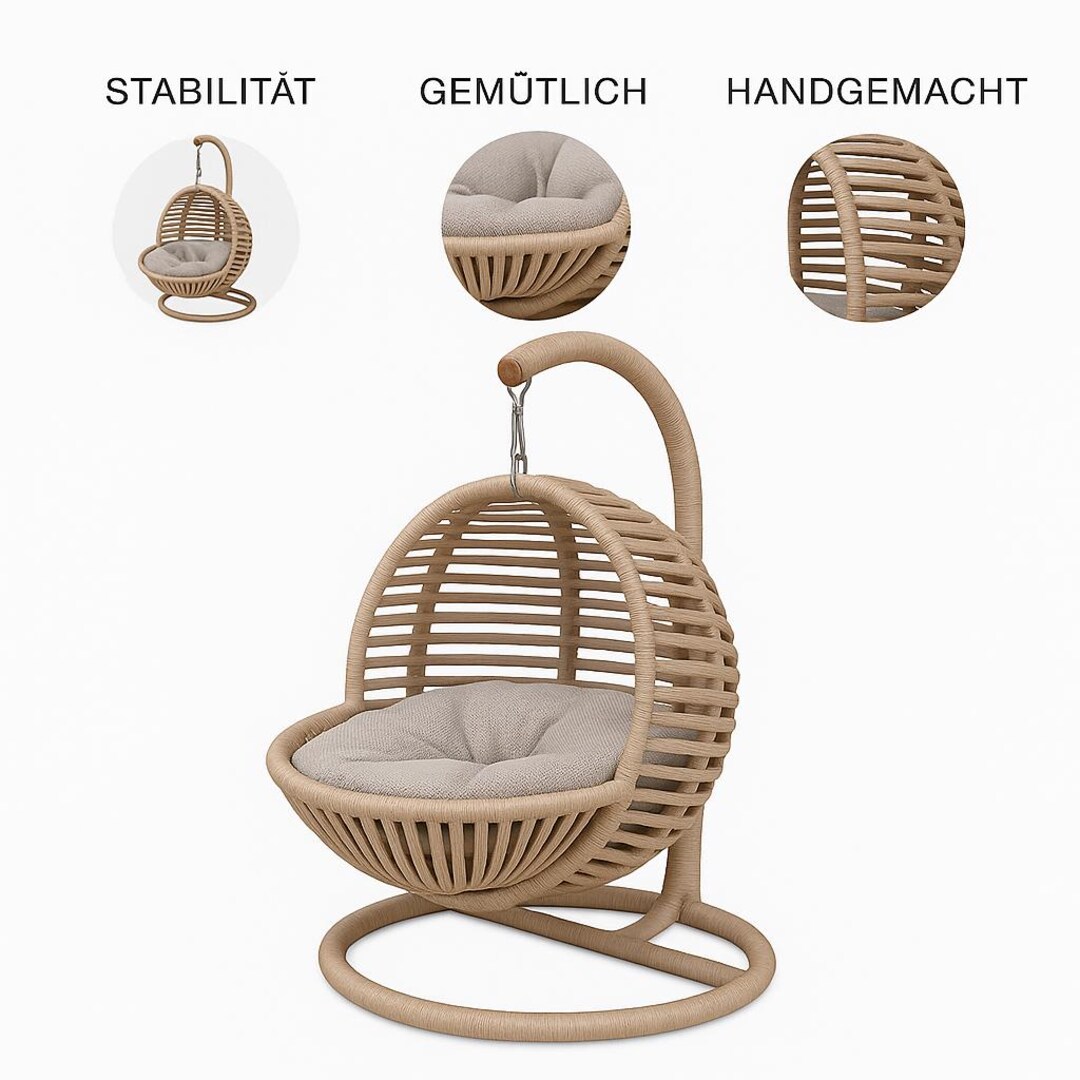 Handmade Swing for Cats and Dogs - 45x45x70cm - Indoor & Outdoor Cat ...