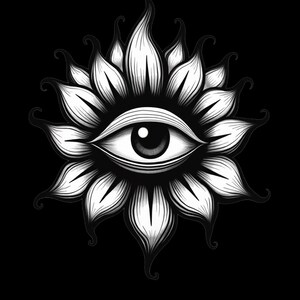 Mystic Eye of Lotus – 23 Sacred Vector Graphics | Third Eye PNG ...