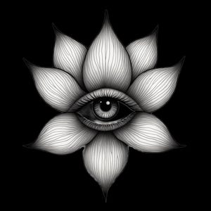 Mystic Eye of Lotus – 23 Sacred Vector Graphics | Third Eye PNG ...