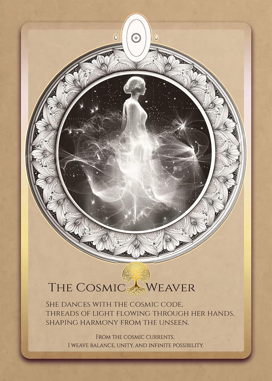 The Cosmic Weaver – COLOR Your Own Greeting Card – With Envelope - Etsy