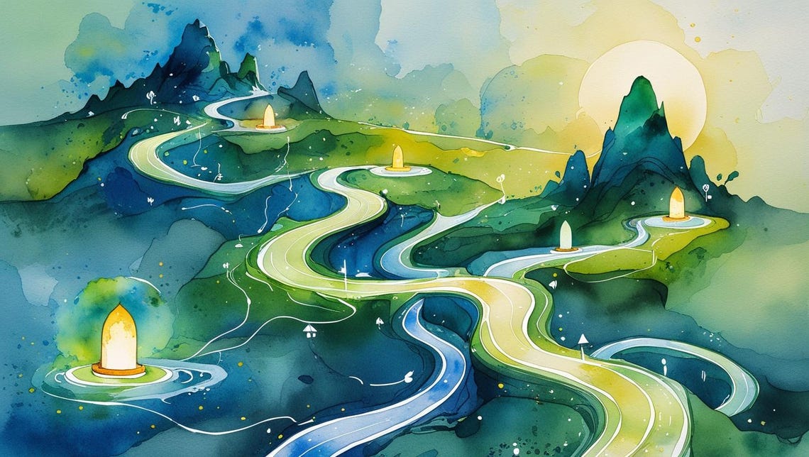 Spiritual Journey Map – Self Discovery Printable Guide | Soul Healing Journal PDF | Inner Work ...