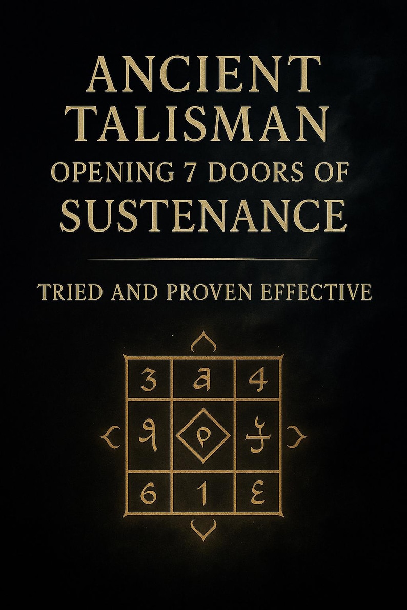 Ancient Talisman Opening 7 Doors of Sustenance | Tried and Proven ...