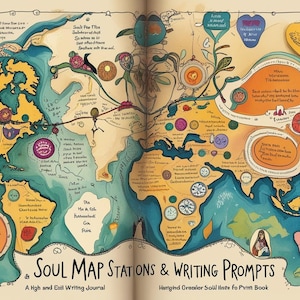 Spiritual Journey Map – Self Discovery Printable Guide | Soul Healing ...