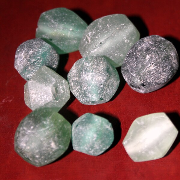 Jumbo Recycled Glass Beads - Etsy