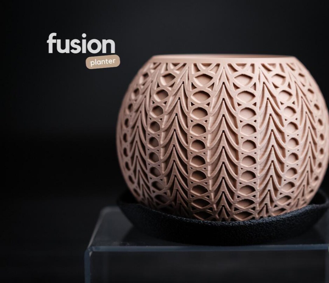 Fusion Planter – Modern 3D Printed Plant Pot With Intricate Pattern - Etsy