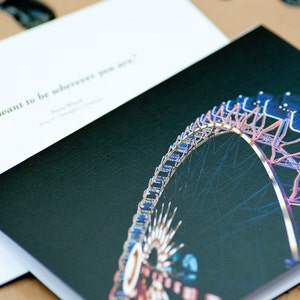 Ferris Wheel Note Card - Etsy