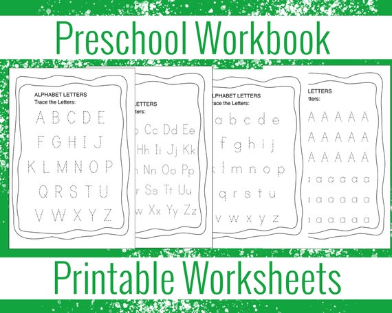 Home Décor Wall Décor Kindergarten Preschool Workbook 1st grade ...