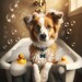 Custom Dog Bath Portrait – Funny Pet Memorial or Gift | Digital Pet Art ...
