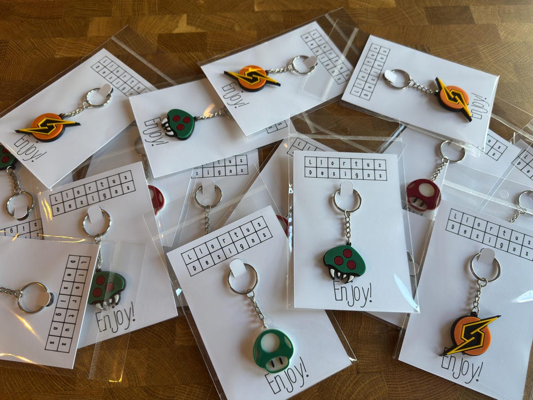 Video Game Charms & Keychains – Mario Bros, Metroid, Sonic – Gamer Gift ...