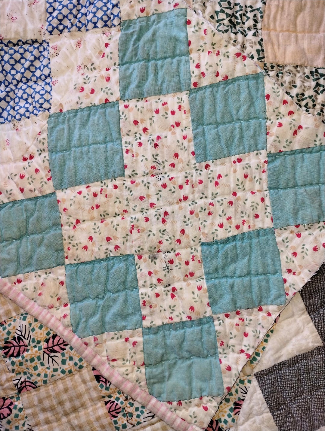Vintage Friendship/signature Quilt Pieces, Probably From the 1930's Era ...