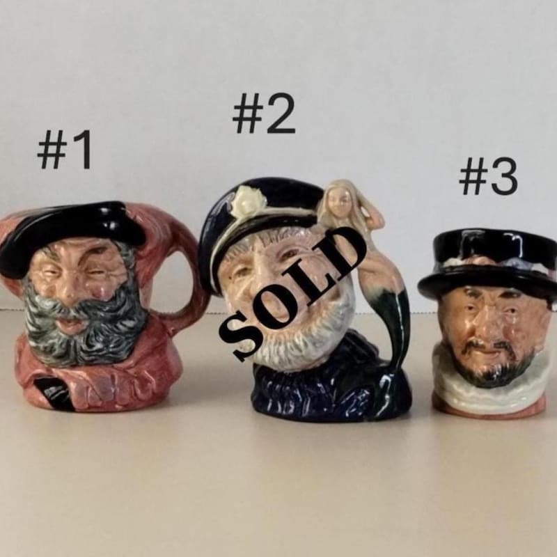 Toby Character Jugs Mugs - Etsy