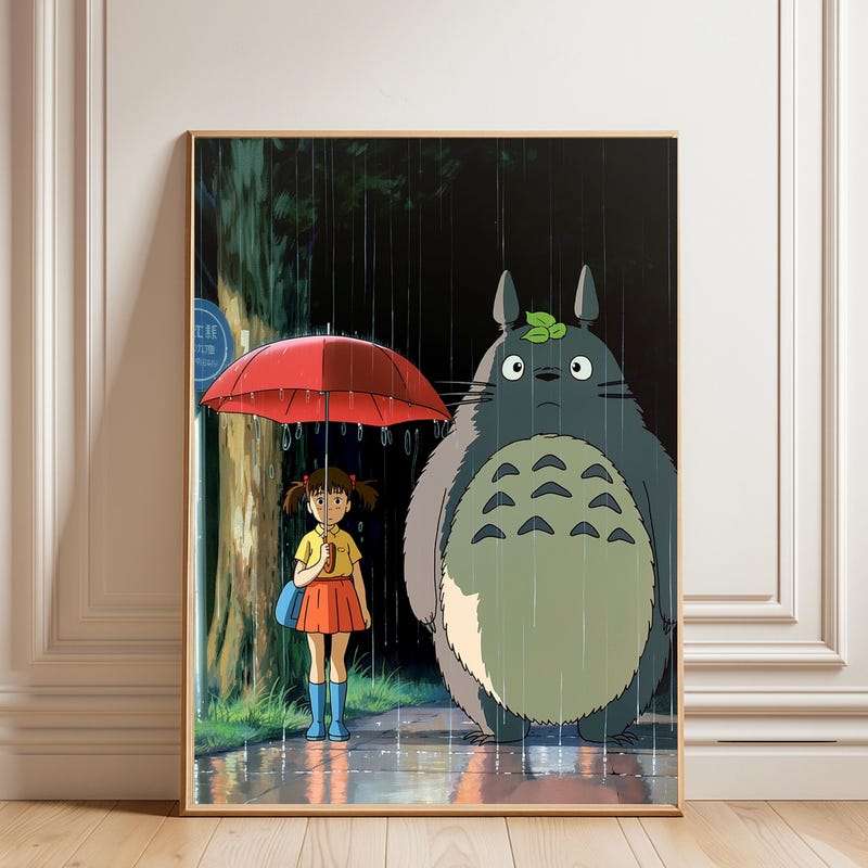 Totoro Fan Art Digital - Etsy