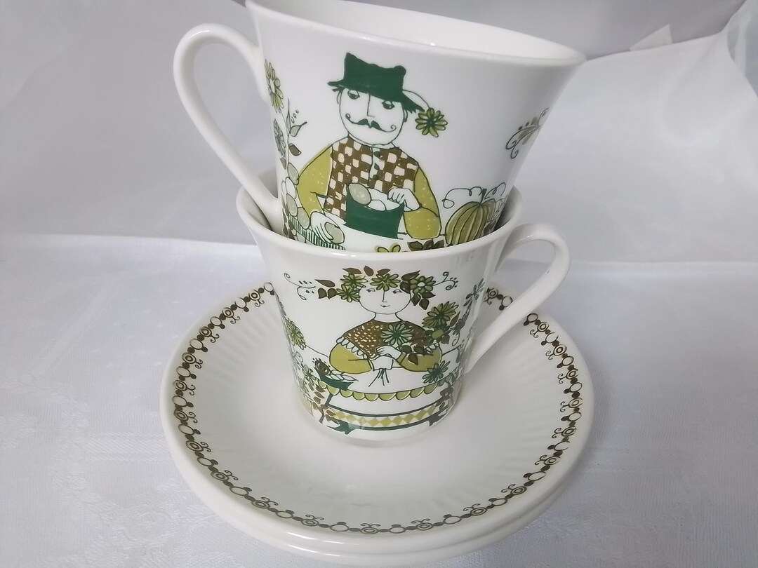 Vintage Two Cups Figgio Flint Norway Turi Design - Etsy