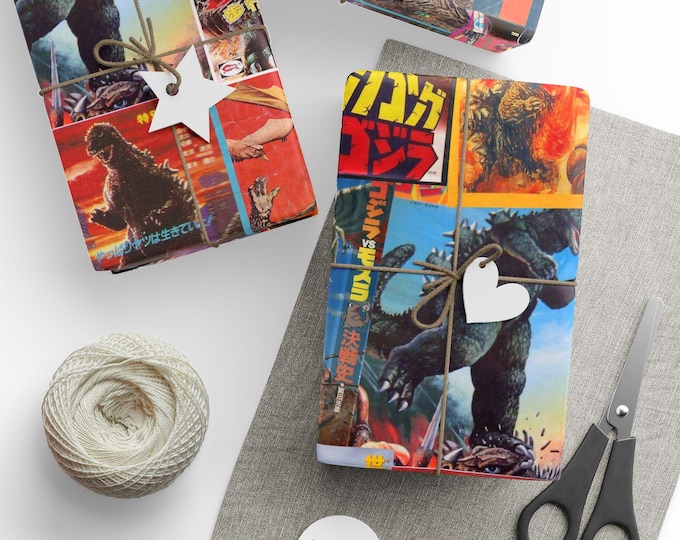 Godzilla Vs Godzilla Gift Wrapping Papers - Etsy