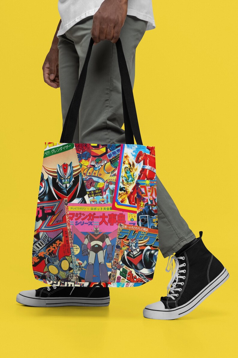Super Robot Mech Tote Bag | Vintage Japanese Robots, Jumbo Maschinder ...