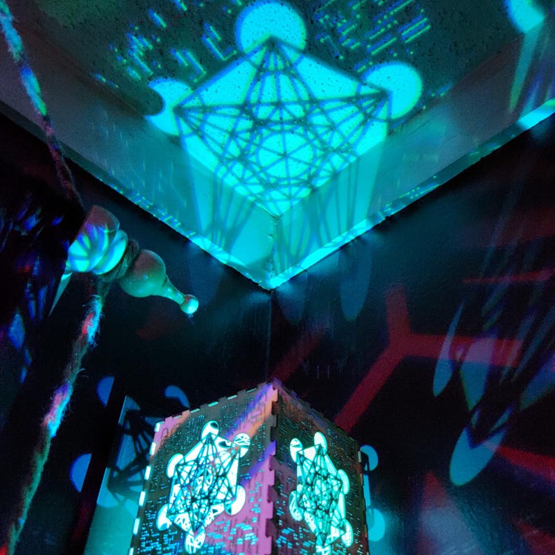 Sacred Geometry Lamp - Etsy