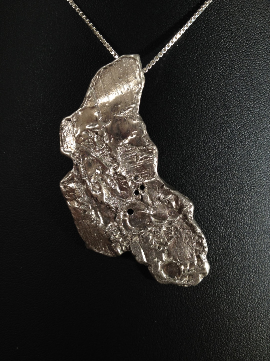 Stylized Textured Sterling Silver Lost Wax Casting Pendant - Etsy
