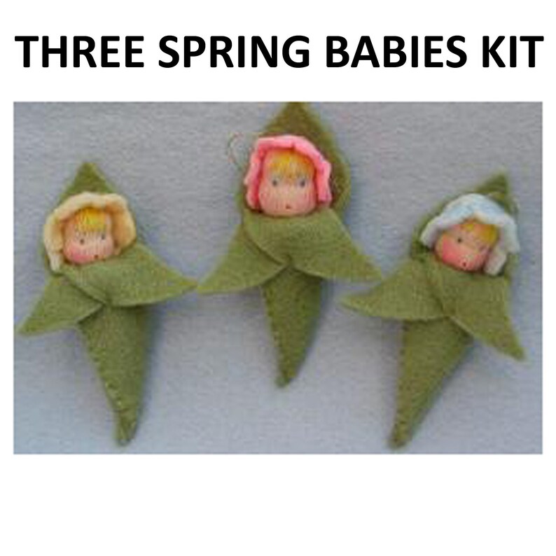 Three Spring Babies KIT Blossom Bud Baby Theme Sewing - Etsy