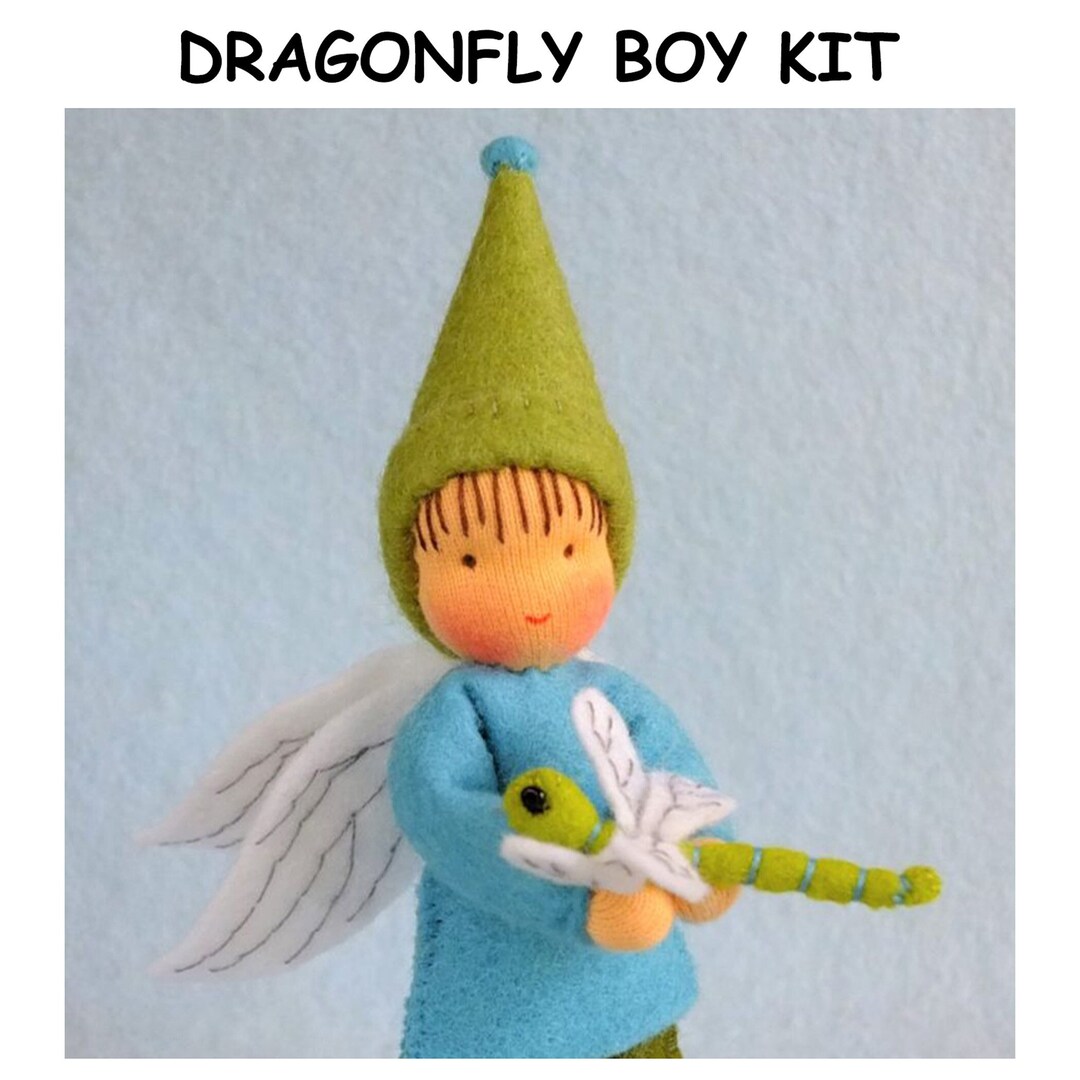 Dragonfly Boy Kit- Decoration, Pattern, Sewing. - Etsy