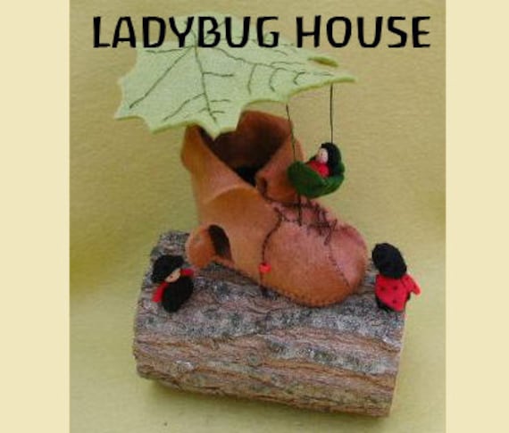 Ladybug House KIT Sewing Craft Kit - Etsy