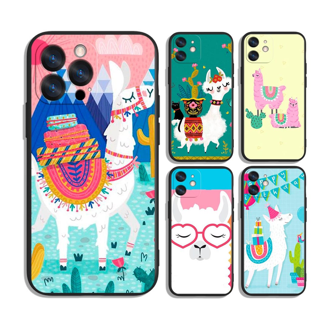 Llama Alpaca Cute Case for iPhone & Samsung – Protective and Stylish ...