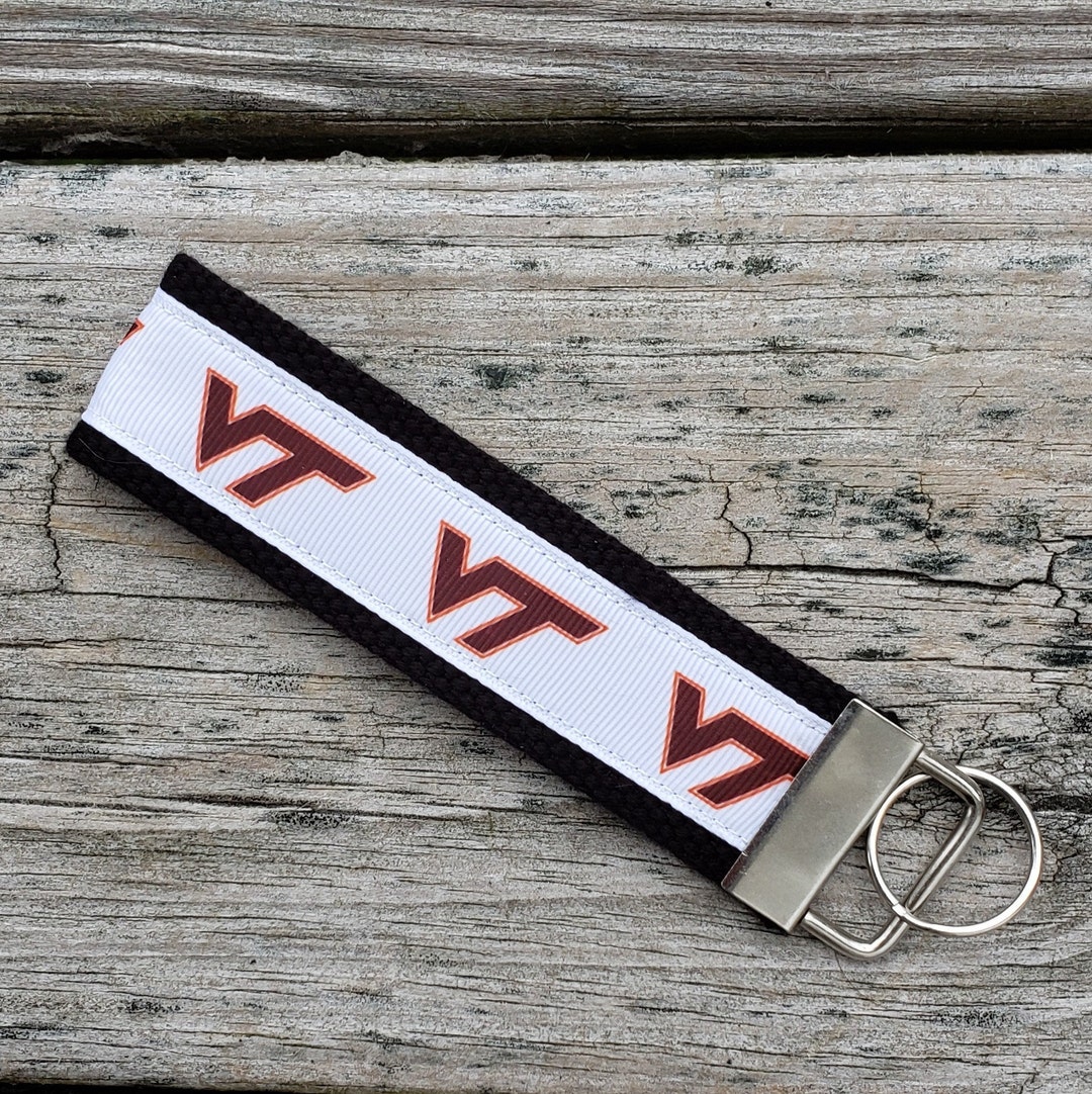 VT/ Virginia Tech Key Fob - Etsy