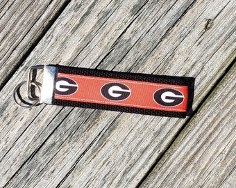 University of Georgia Bulldogs Wrislet Keychain - Etsy