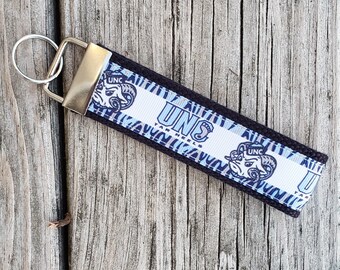 University of North Carolina UNC Licensed Web Key Chain - Etsy