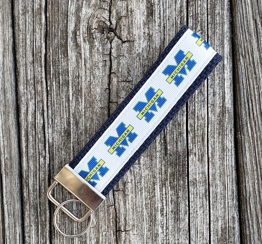 University of Michigan/wolverines/keychain/keyfob/comes With a Michigan ...