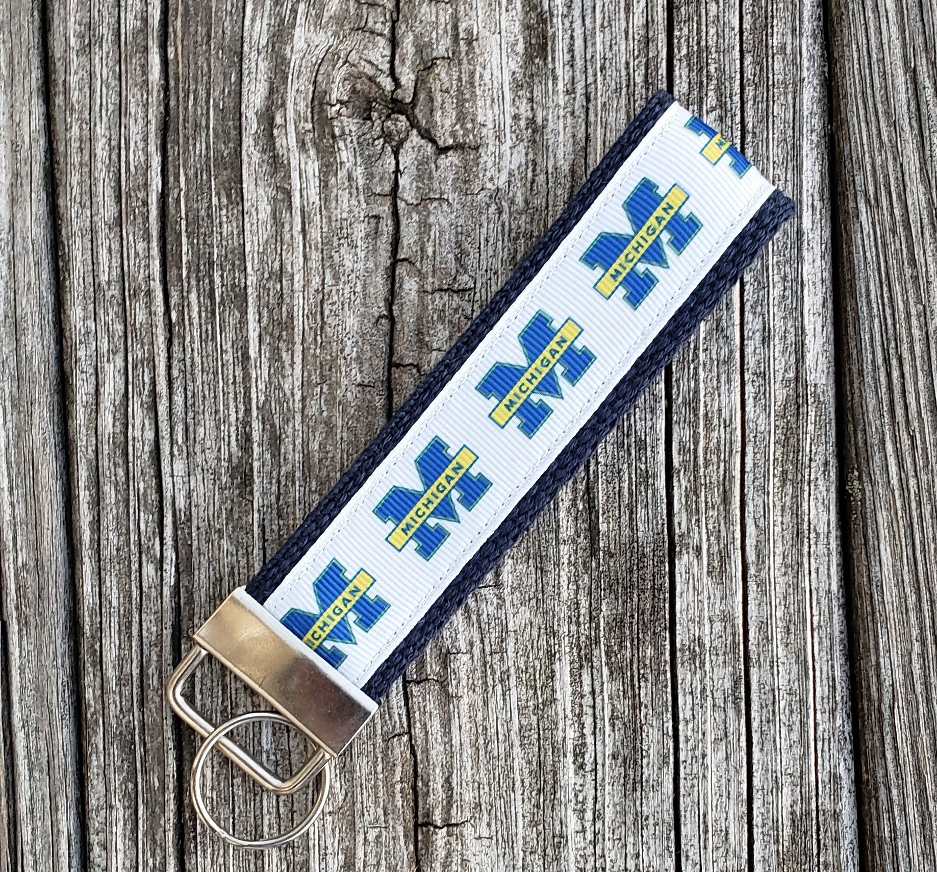 University of Michigan/wolverines/keychain/keyfob/comes With a - Etsy